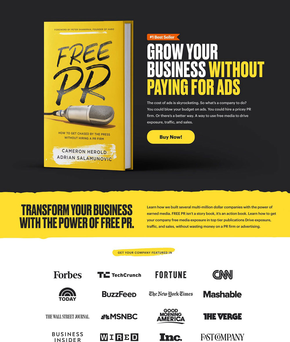 One page website design: How to make your site look amazing