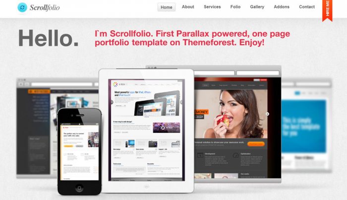 The best parallax scrolling website templates you can use