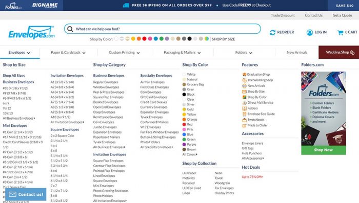 Efficient mega menu examples you should use as inspiration