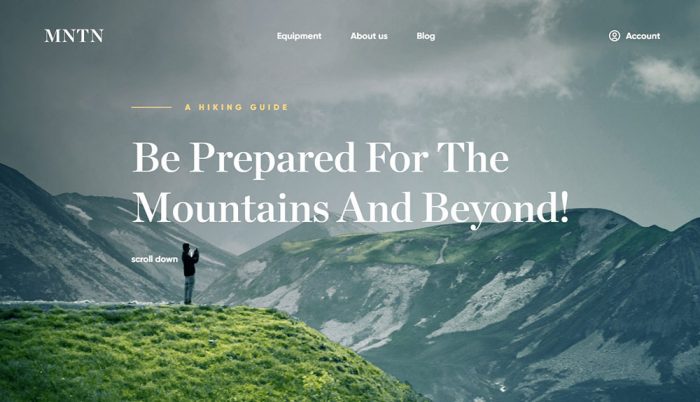 The best one-page template designs you can download now