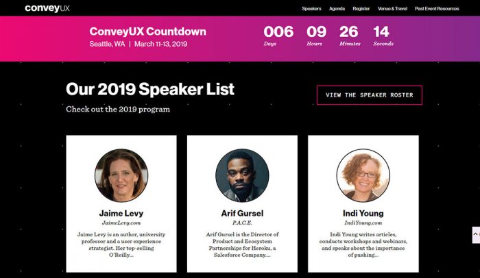 Event Website Design Examples To Check Out