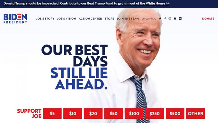 Political Campaign Website Design Examples