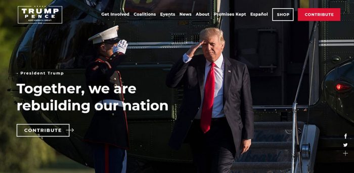 Political Campaign Website Design Examples