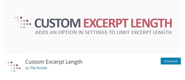 How to edit the WordPress excerpt length easily