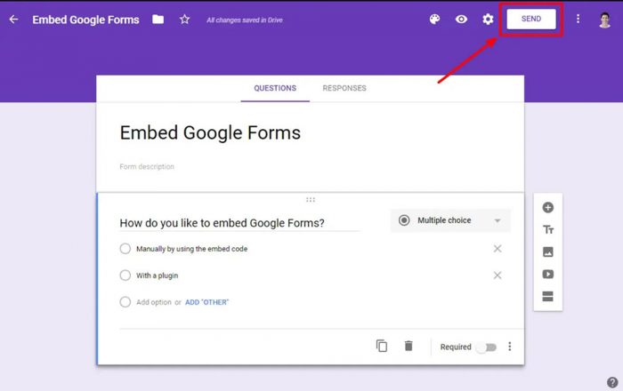 How to embed a Google form in WordPress