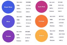 The predominant social media colors you see online