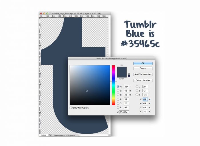 The predominant social media colors you see online