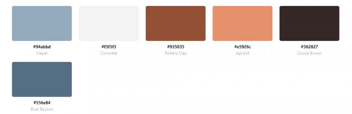Great Looking Websites With A Calm Color Palette