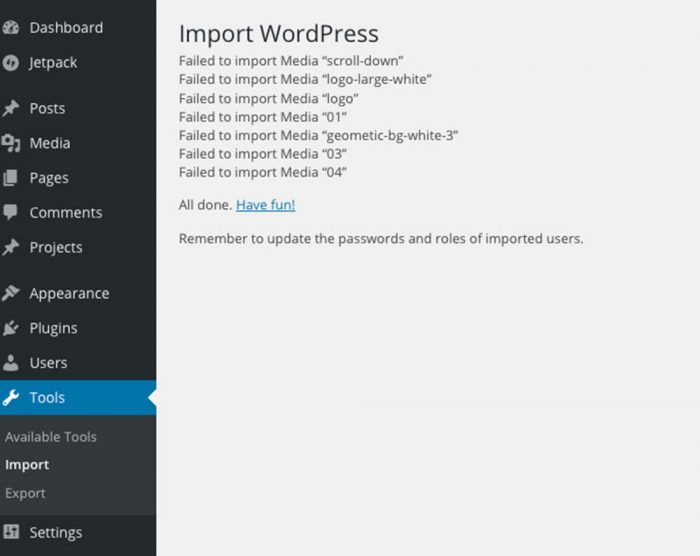 WordPress Failed to Import Media: What to Do Now?