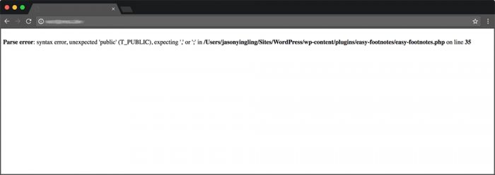 How To Fix The WordPress Parse Error Easily
