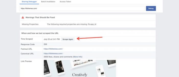 How to Fix the Facebook Link Thumbnail Not Working Error