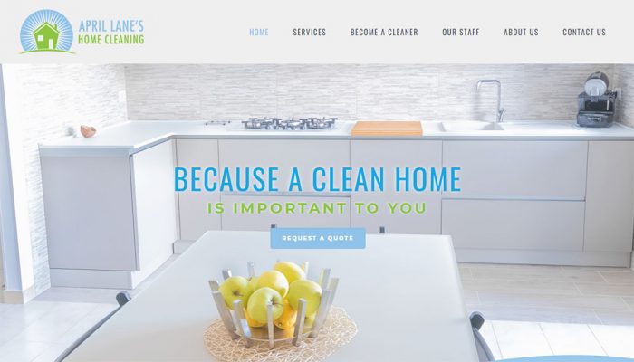 Awesome House Cleaning Website Design Examples