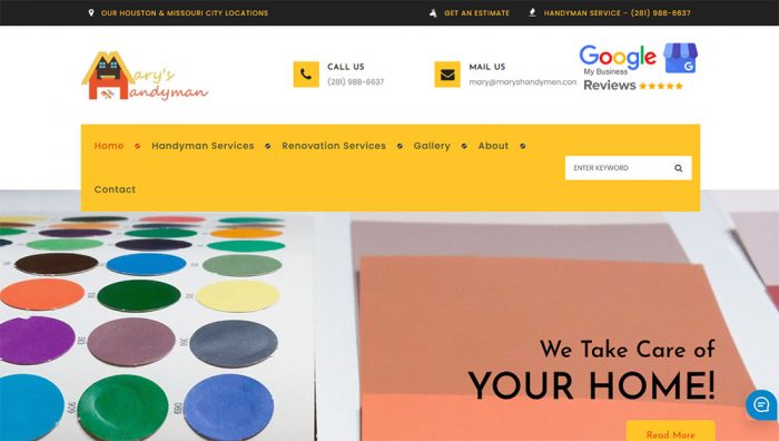 Top Handyman Website Design Examples