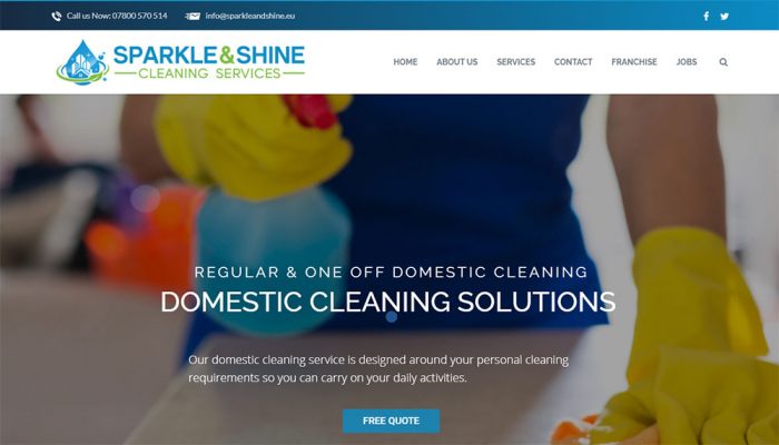 Awesome House Cleaning Website Design Examples