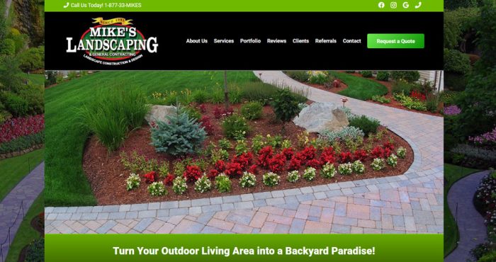 Landscaping Website Design Examples for Inspiration