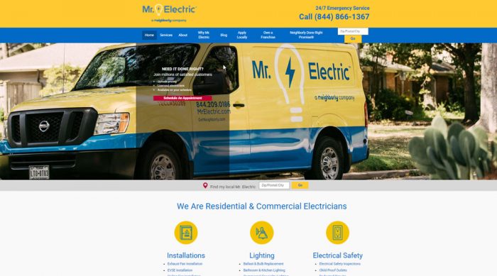 The Best Designed Electrician Websites for Inspiration