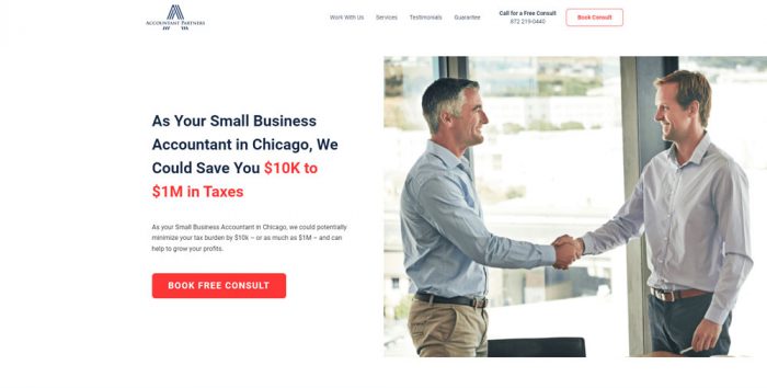 The Cleanest and Classiest Accountant Website Designs