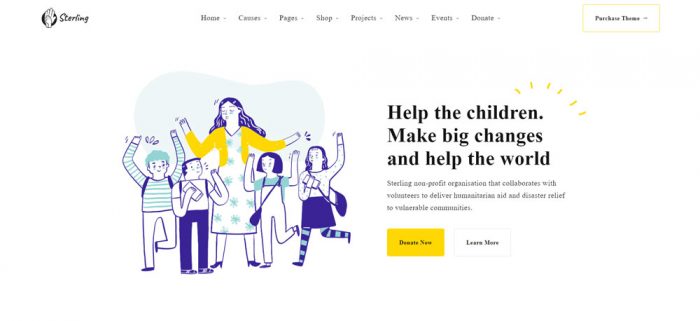 Impressive Looking Charity Website Design Examples
