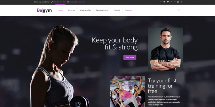 Powerful Gym Website Design Examples to Inspire You