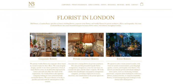 The Best Florist Website Design Examples