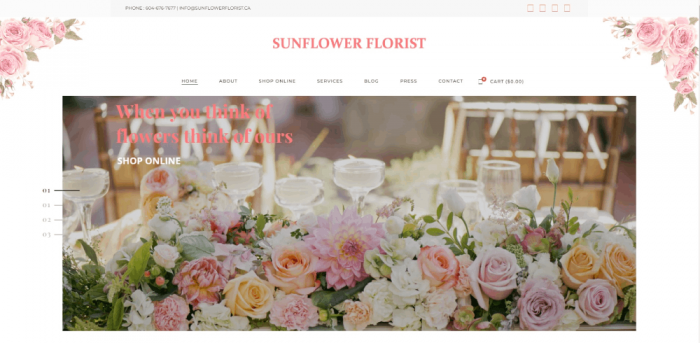 The Best Florist Website Design Examples