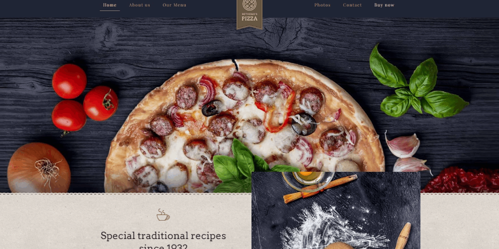 Modern and Effective Pizza Websites You Need to See