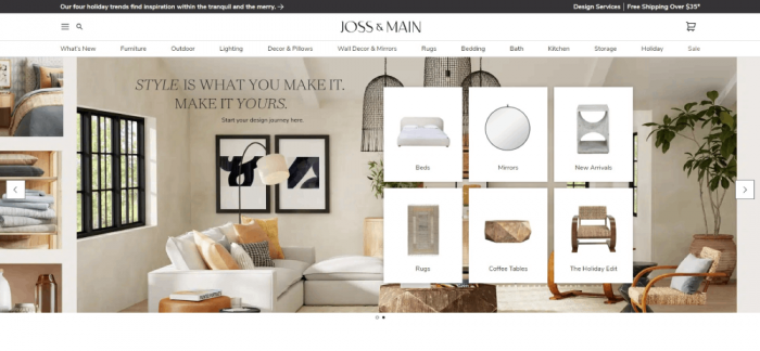 Impressive Furniture Website Design To Inspire You