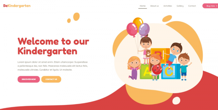 Kindergarten Website Design Examples That Look Good