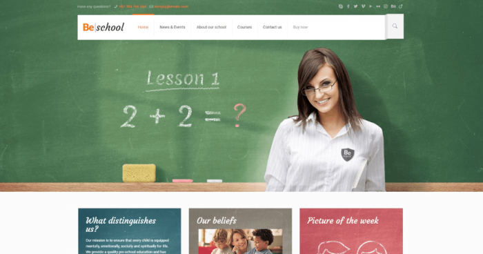 Kindergarten Website Design Examples That Look Good