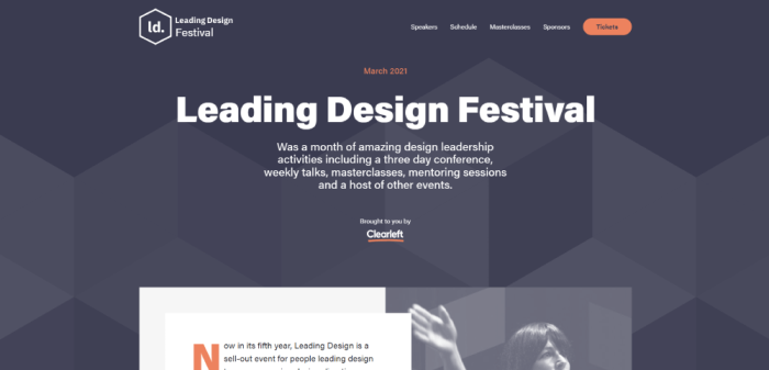 Conference Website Design Examples That Impress