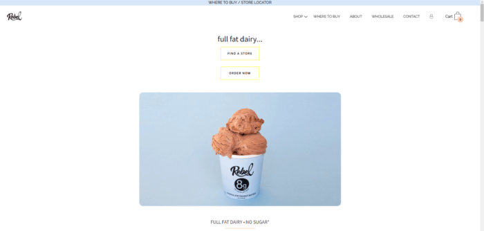 Cool Ice Cream Website Design Examples to Inspire You