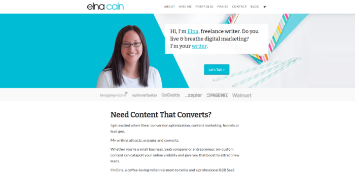 Stunning Writer Website Design Examples to Copy