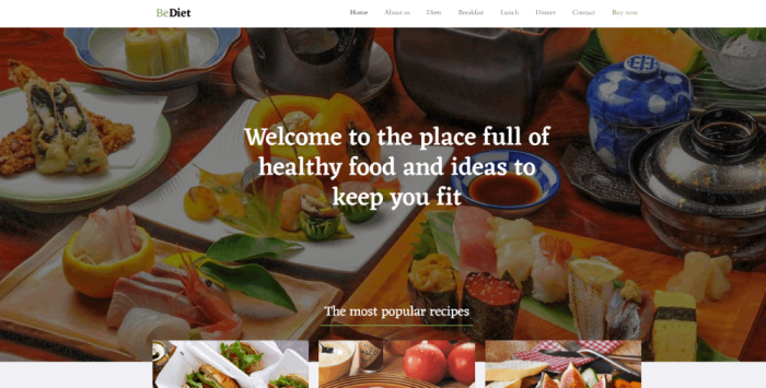 Jaw-Dropping Recipe Website Design Examples