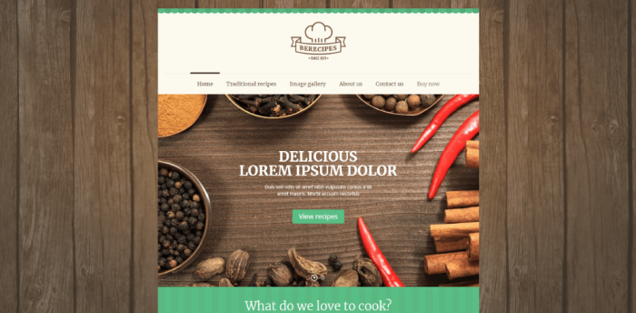 Jaw-Dropping Recipe Website Design Examples