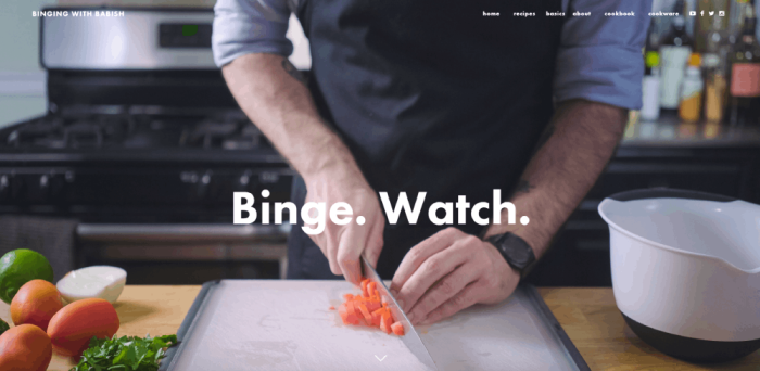 Jaw-Dropping Recipe Website Design Examples
