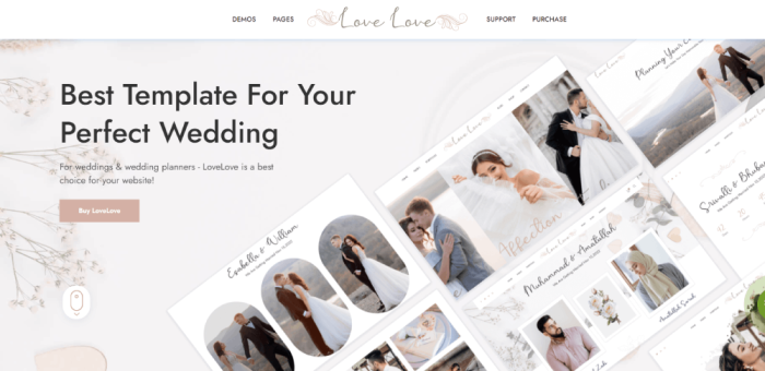 The Best Wedding Website Templates You Can Get