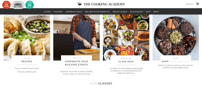 Jaw-Dropping Recipe Website Design Examples