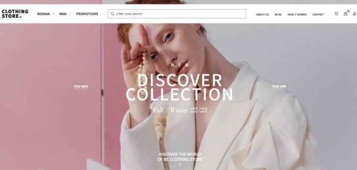 Stunning Clothing Website Design Examples That Turn Heads