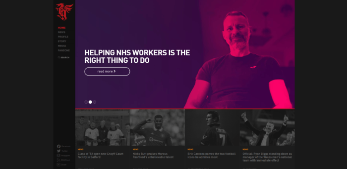 Jaw-Dropping Sports Website Design Examples