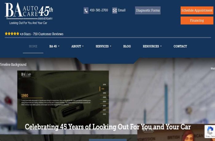 Captivating Automotive Website Design Examples