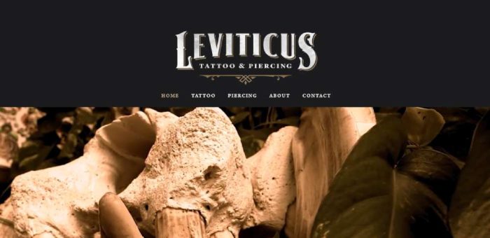 Inspirational Tattoo Website Design: 33 Examples