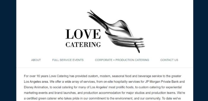 Catering Website Design Examples You Want To See