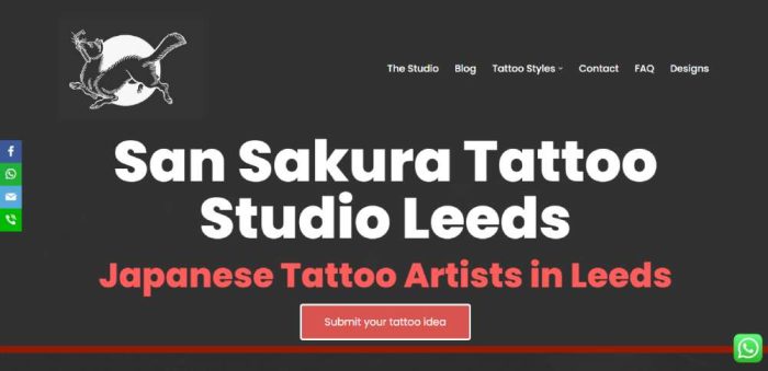 Inspirational Tattoo Website Design: 33 Examples