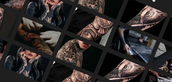 Inspirational Tattoo Website Design: 33 Examples
