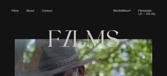 Spotlight on Filmmaker Website Design Examples