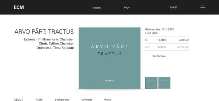 Awesome Record Label Website Design Examples