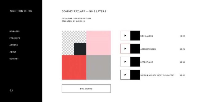 Awesome Record Label Website Design Examples