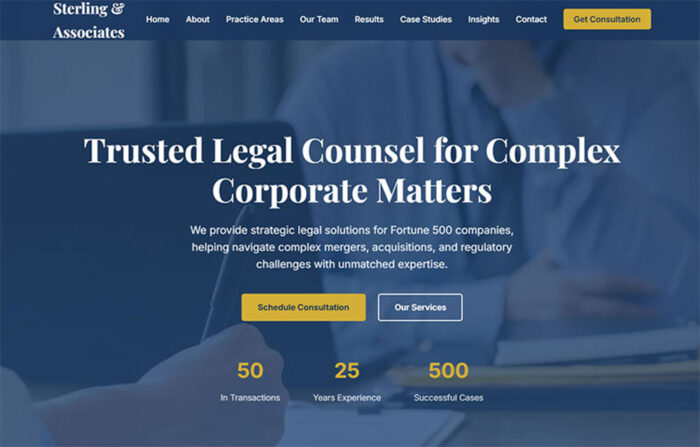 Lawyer Website Design Examples That Build Trust