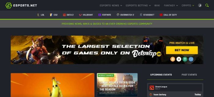 29 Top Esports Website Design Examples