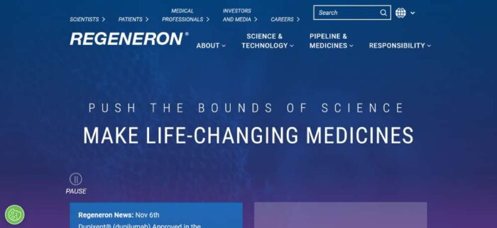 Pharma Website Design Examples for Cutting-Edge Solutions